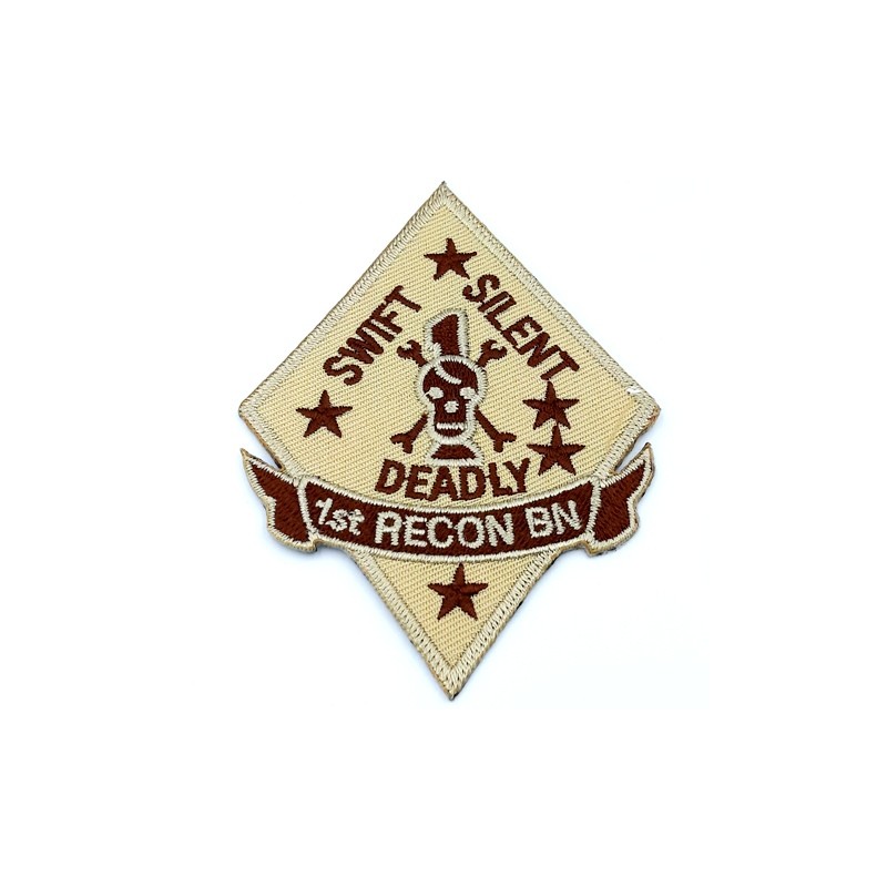 Thermo Patch USMC 1st Recon Battalion (desert)