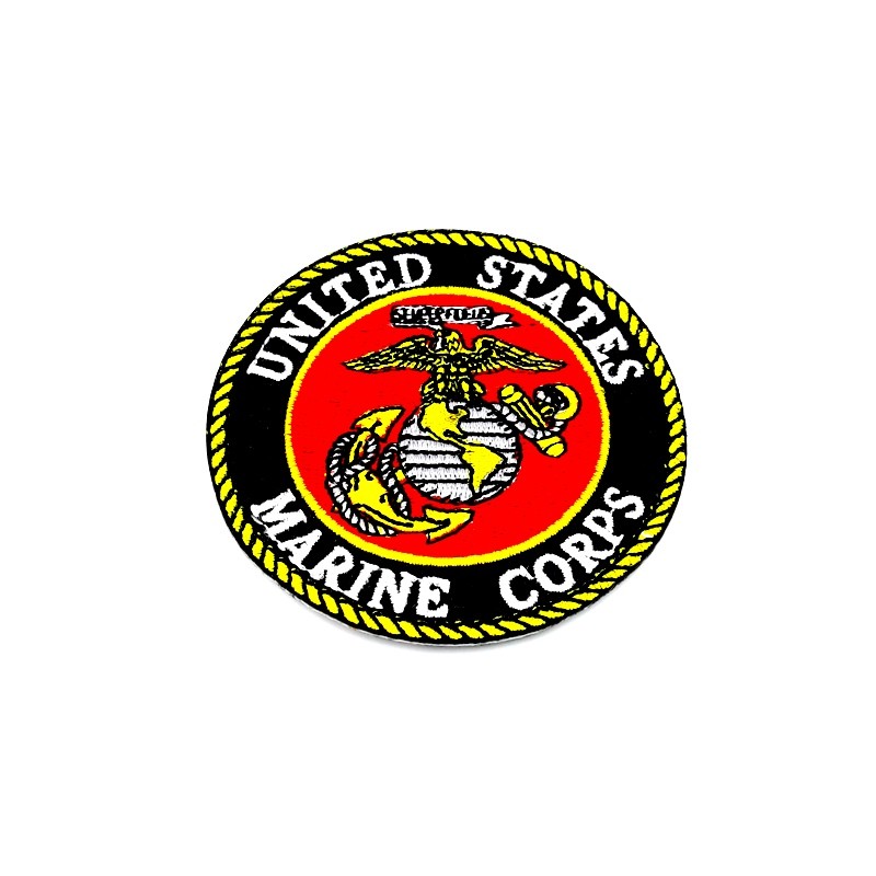 Naszywka termo USMC LOGO (SLV/GLD)