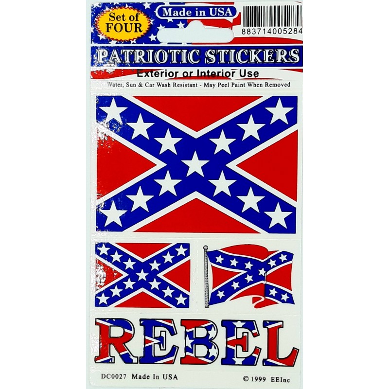 THE REBEL car sticker set