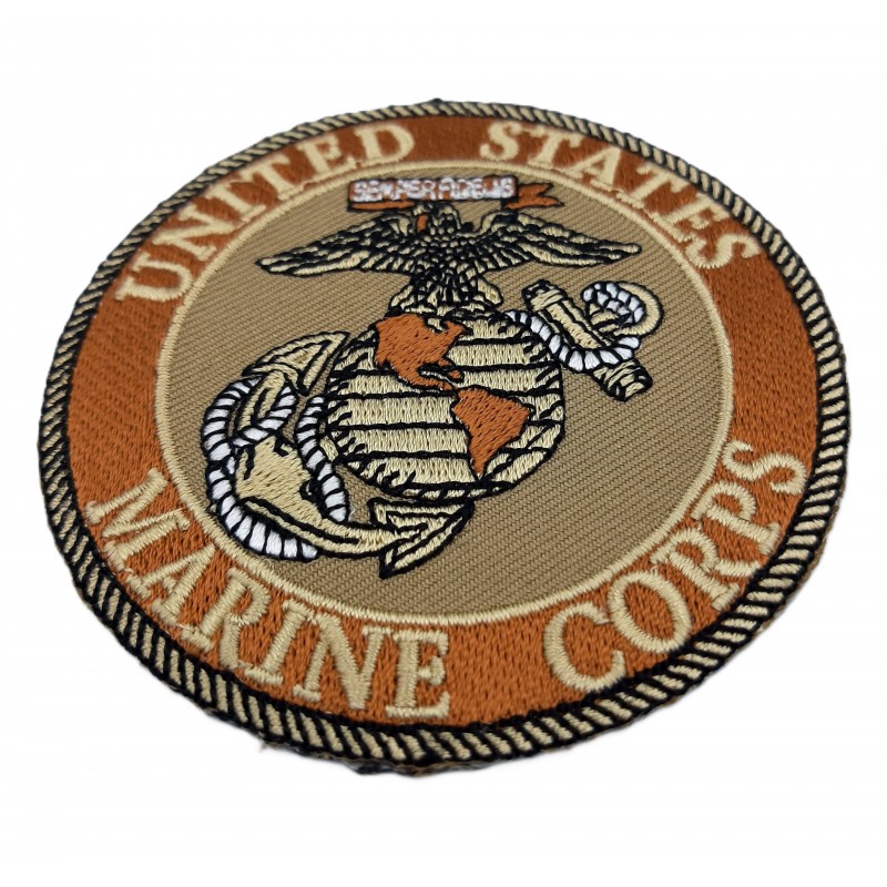 USMC LOGO (DESERT) Thermo Patch